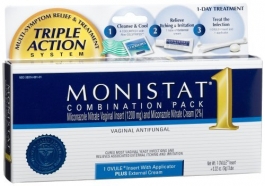 Monistat 1 Triple Action Suppository- 0.32oz