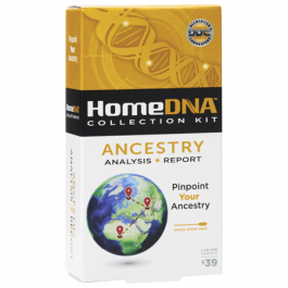 DDC Home DNA Collection Kit Ancestry Analysis + Report