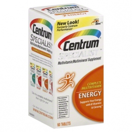 Centrum Specialist Complete Multivitamin Energy Tablets - 60ct