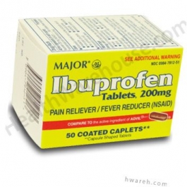 Ibuprofen 200mg - 50 Caplets