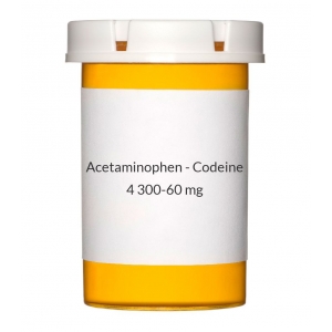 Acetaminophen-Codeine #4 300-60mg Tablets