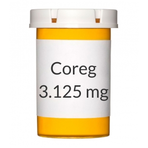 Coreg 3.125mg Tablets