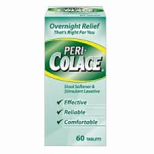 Peri-Colace® Stool Softener & Stimulant Laxative Tablets- 60ct