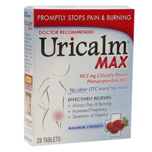 Uricalm Max Strength Urinary Pain Tablets- 28ct