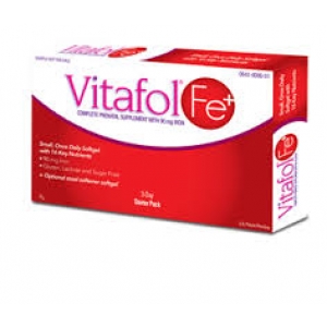 Vitafol Fe+ Prenatal Softgels - 60ct