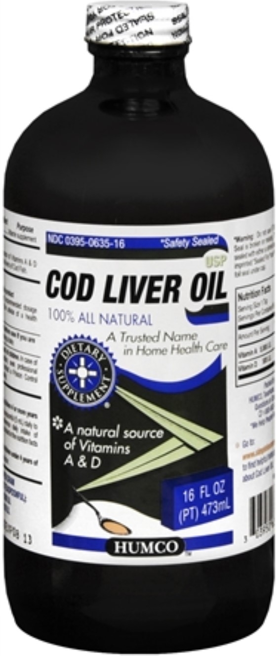 Buy Humco Cod Liver Oil USP 16 oz Online - HealthWarehouse