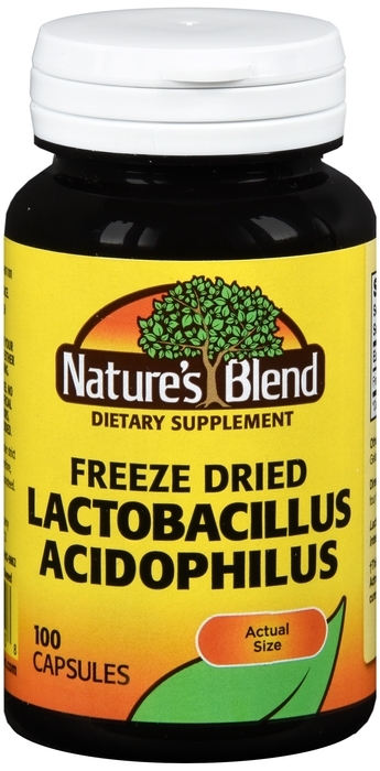 Buy Natures Blend Acidophilus Lactobacillin Capsules 100ct Online ...