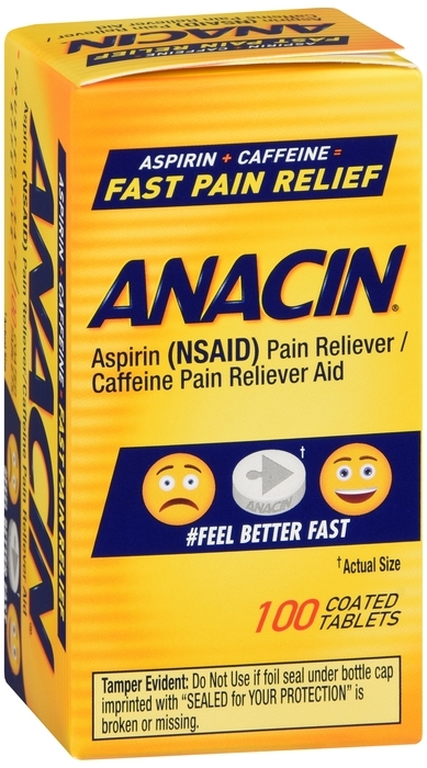 Buy Anacin Tablet 100ct Online - HealthWarehouse