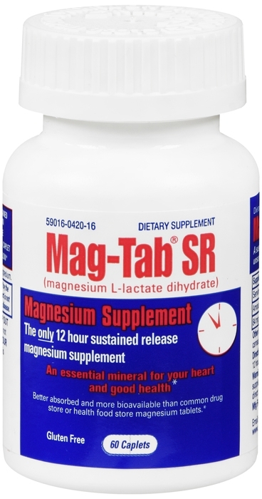 Buy Mag-Tab SR Caplets 60ct Online - HealthWarehouse