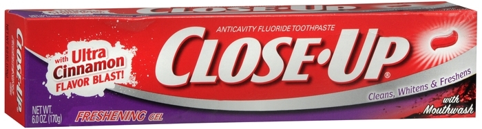 Buy Close-Up Toothpaste Cinnamon Red Gel 6oz Online - HealthWarehouse