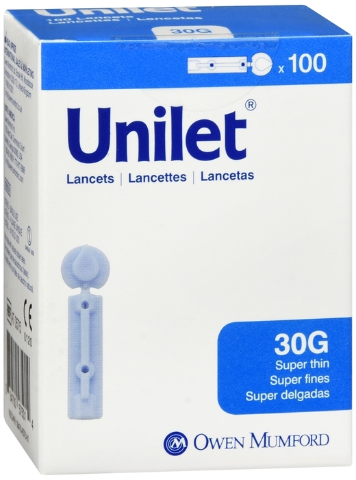 Buy Unilet Lancets Super Thin 30G-100ct Online - HealthWarehouse
