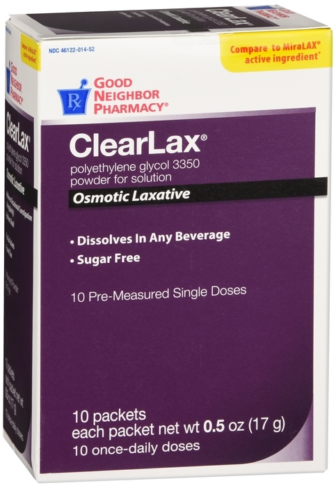 Buy GNP ClearLax Osmotic Laxative Powder 10 dose packets Online ...