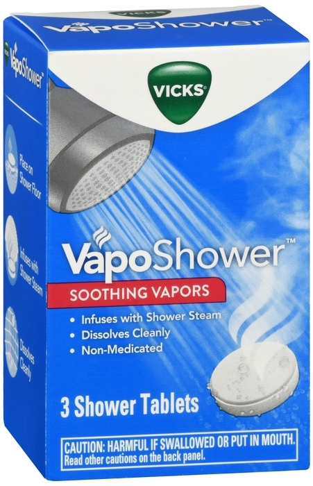 Buy Vicks Vaposhower Aromatherapy Shower Tablet Bomb, 3 Ct. Online ...