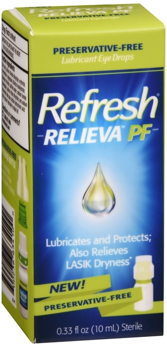 Buy Refresh Relieva PF Lubricant Eye Drops 0.33 Oz Online - HealthWarehouse