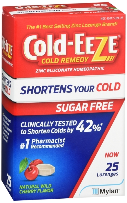 Buy Cold-Eeze Sugar Free Natural Lozenge, 25ct Online - HealthWarehouse