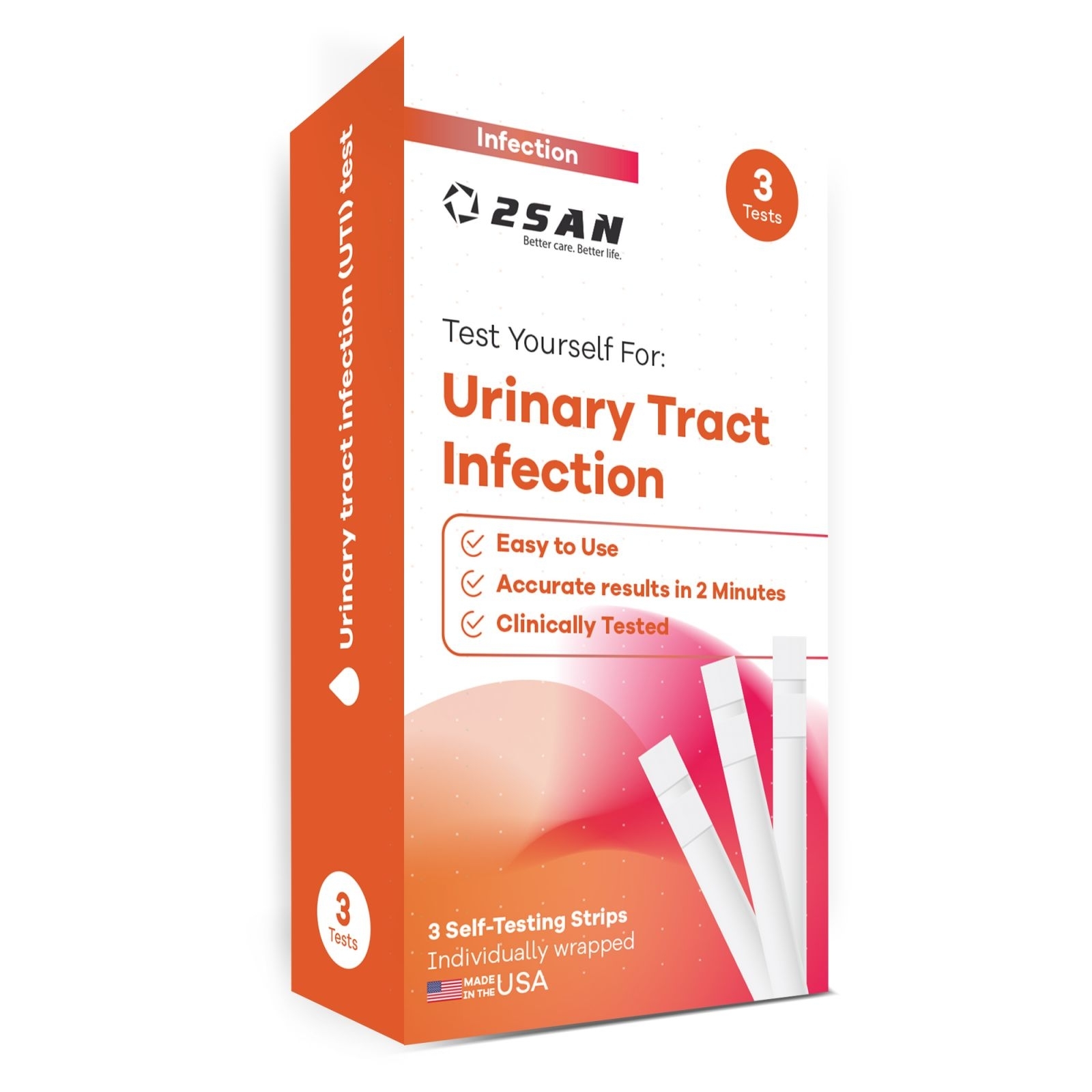 Buy 2San Urinary Tract Infection Test- 3ct Online - HealthWarehouse