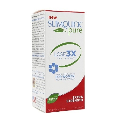 Buy SlimQuick Pure Extra Strength Caplets - 60ct Online - HealthWarehouse