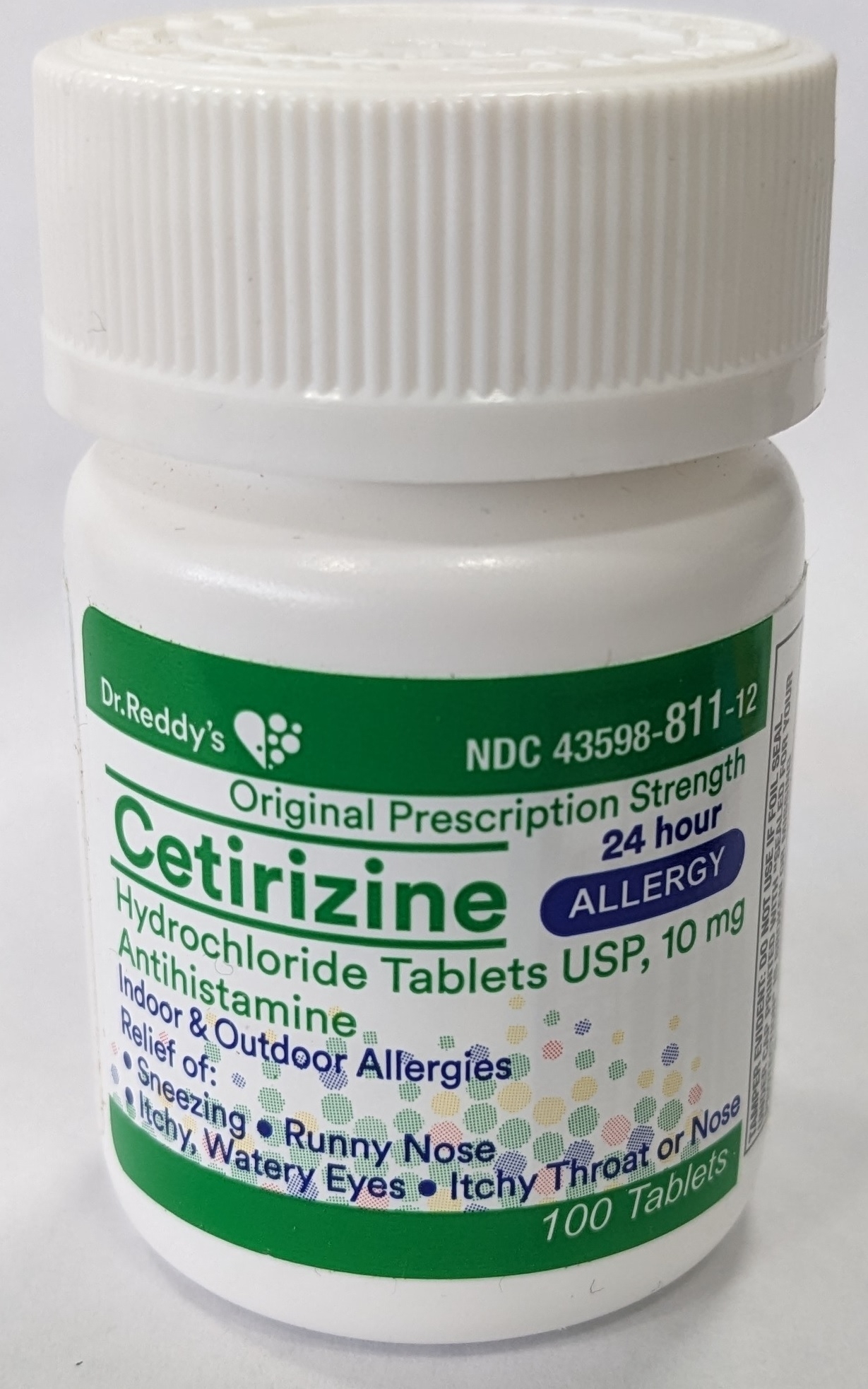 Buy Dr. Reddy's Cetirizine HCL 10mg Tablets, 100ct Online - HealthWarehouse