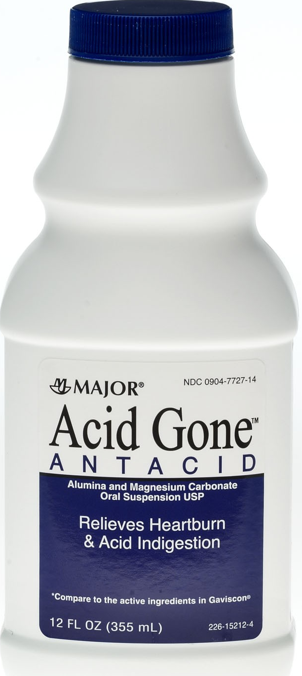 Buy Major Rugby Acid Gone Antacid Liquid- 12oz Online - HealthWarehouse