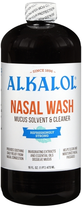 Buy Alkalol Nasal Wash Mucus Solvent and Cleaner- 16oz Online ...