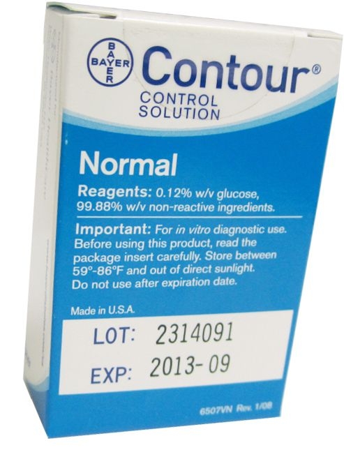 Buy Bayer Contour Normal Control Solution - 1 Vial Online - HealthWarehouse