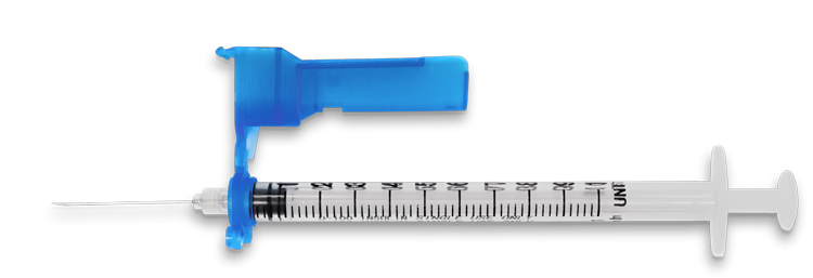 Buy EasyTouch® Fliplock Safety Insulin Syringe w/Fixed Needle, 30 Gauge ...