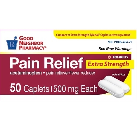 Buy Good Neighbor Pharmacy Acetaminophen Extra Strength 500mg Caplets ...