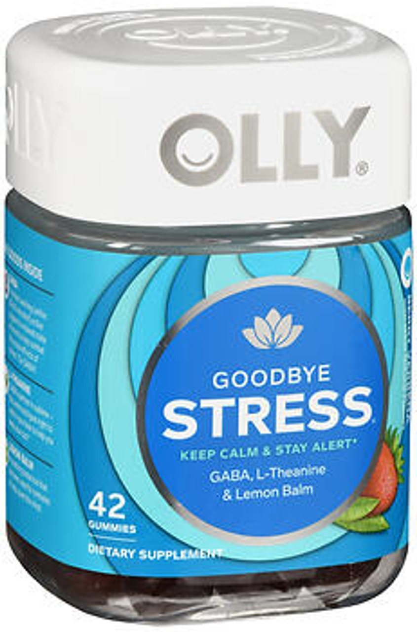 Buy OLLY Goodbye Stress Gummy, Berry Verbena- 42ct Online - HealthWarehouse