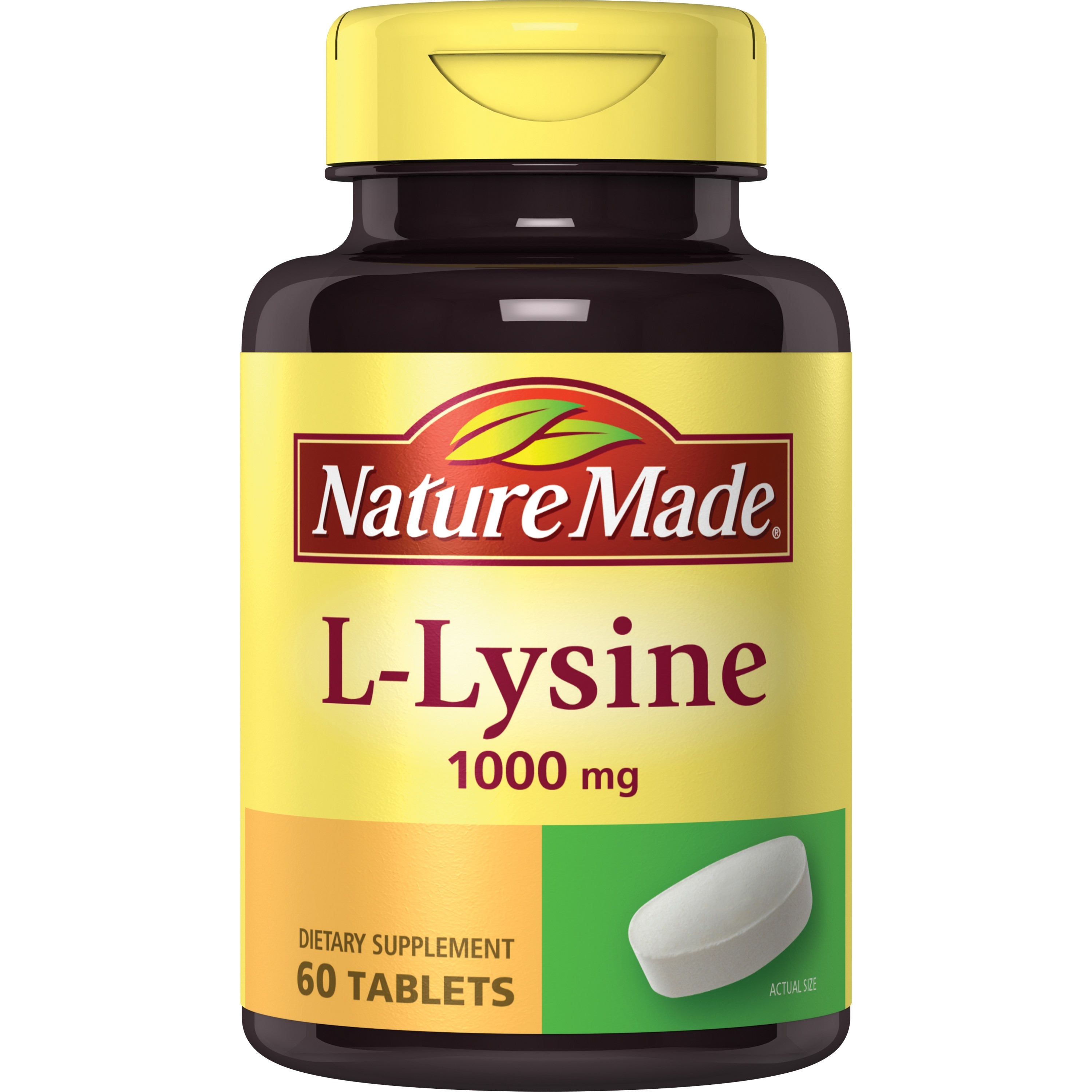 Buy Nature Made L-Lysine 1000 mg Tablets 60ct Online - HealthWarehouse