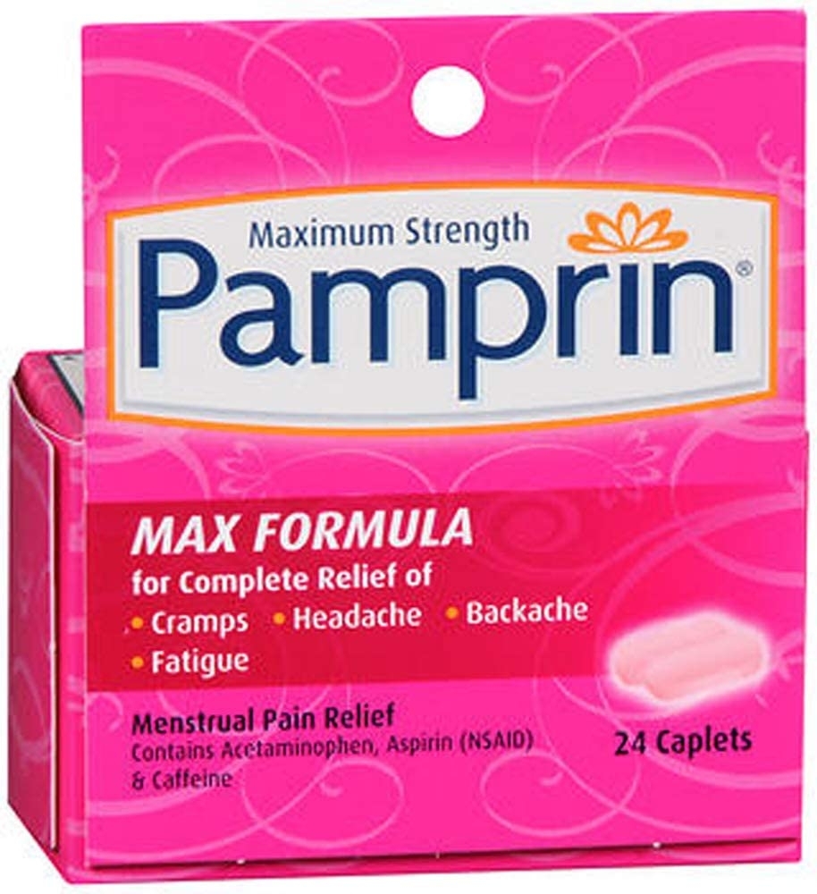 Buy Pamprin Maximum Strength Advanced Pain Relief, Max, Caplets - 24ct ...