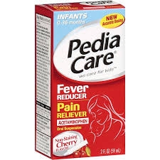 PediaCare Acetaminophen Infant Suspension Drops Non-Staining, Cherry- 2oz