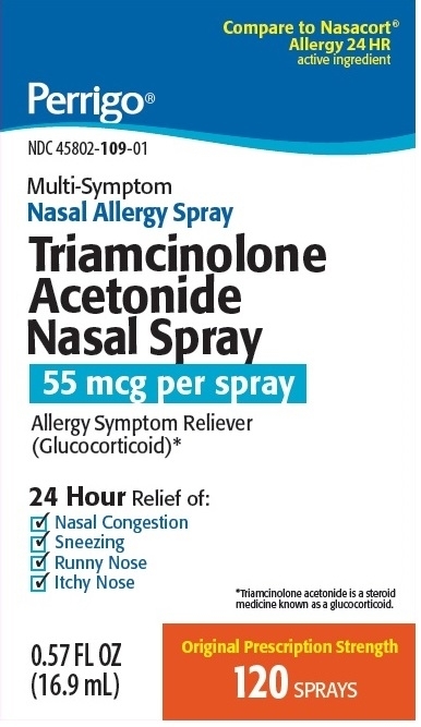 Buy Perrigo Triamcinolone acetonide 55mcg 24HR 120 Sprays/0.57oz Online ...