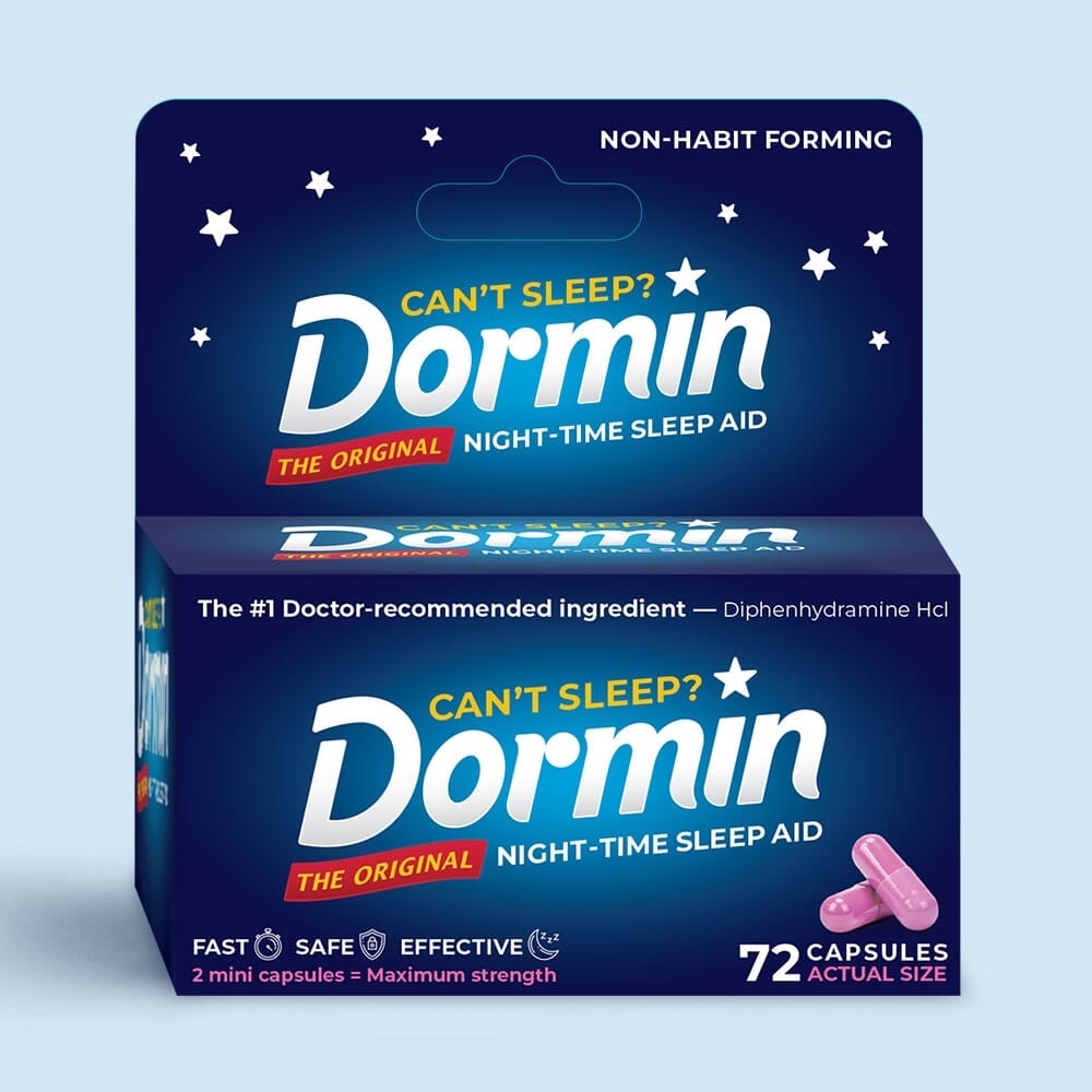 Buy Dormin Nighttime Sleep-Aid Capsules- 72ct Online - HealthWarehouse