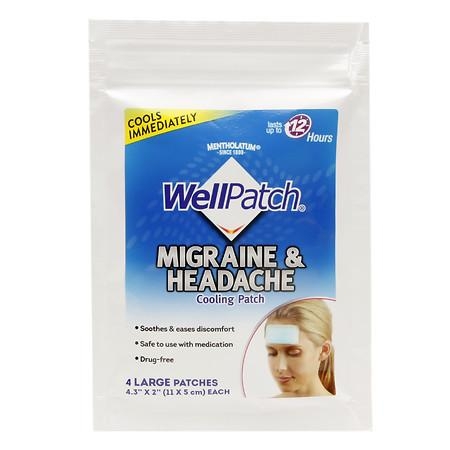Buy WellPatch Migraine & Headache Cooling Patch - 4ct Online ...