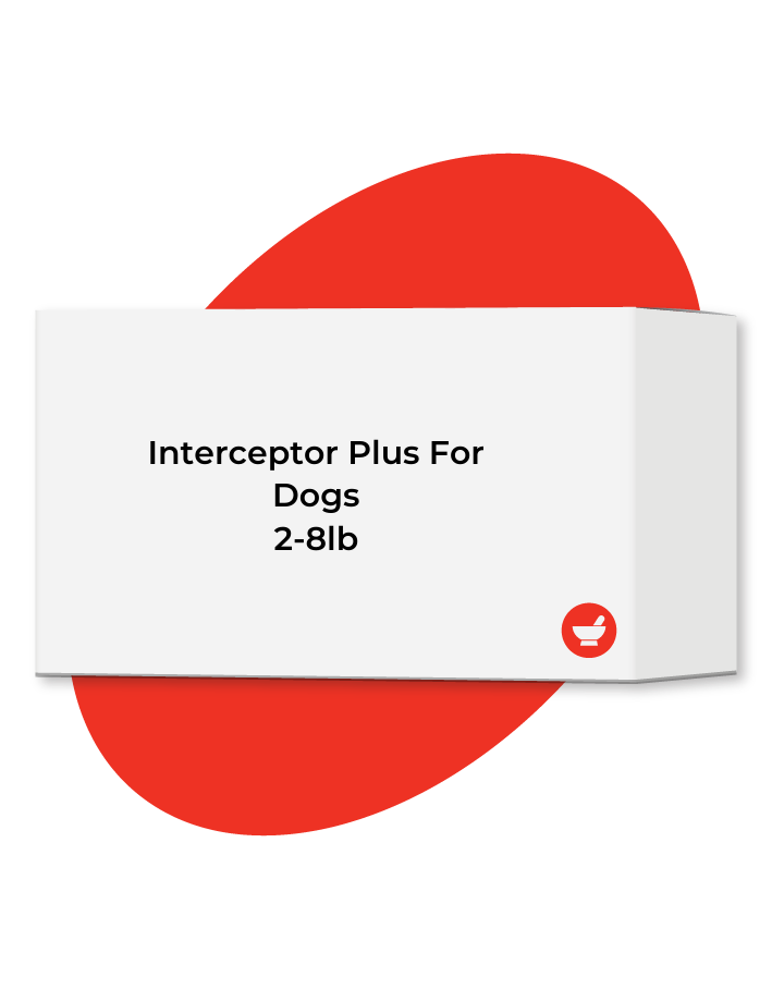 Buy Interceptor Plus For Dogs 2-8lbs- 6 Chew Tablet Pack (Orange ...