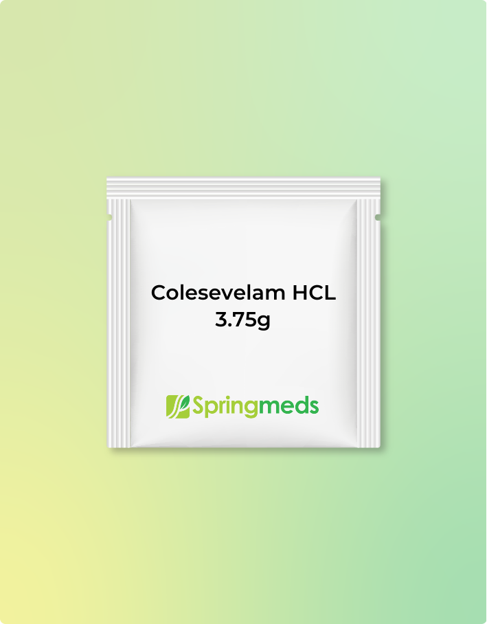 Colesevelam HCL 3.75 gm Powder, 30 Count Packets - Spring Meds