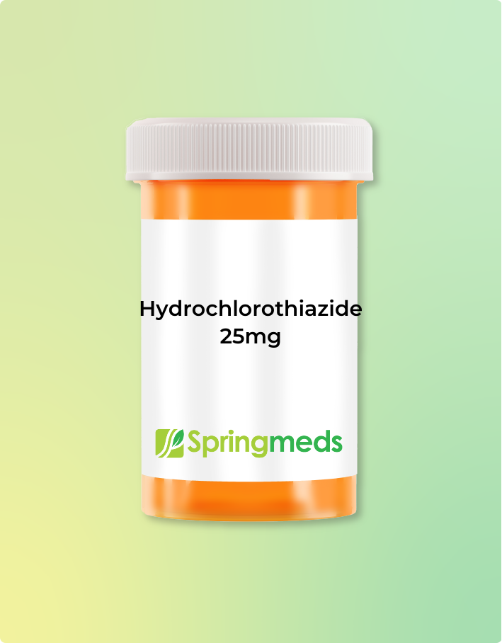 Buy Hydrochlorothiazide (HCTZ) 25mg Tablets Online - Spring Meds