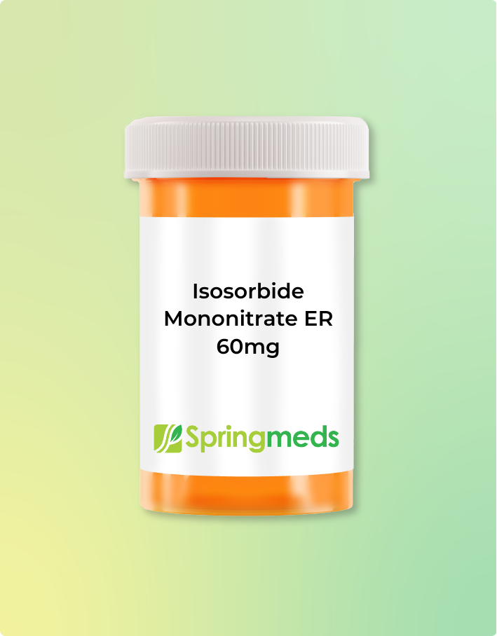 Buy Isosorbide Mononitrate ER 60 mg Tablets Online - Spring Meds