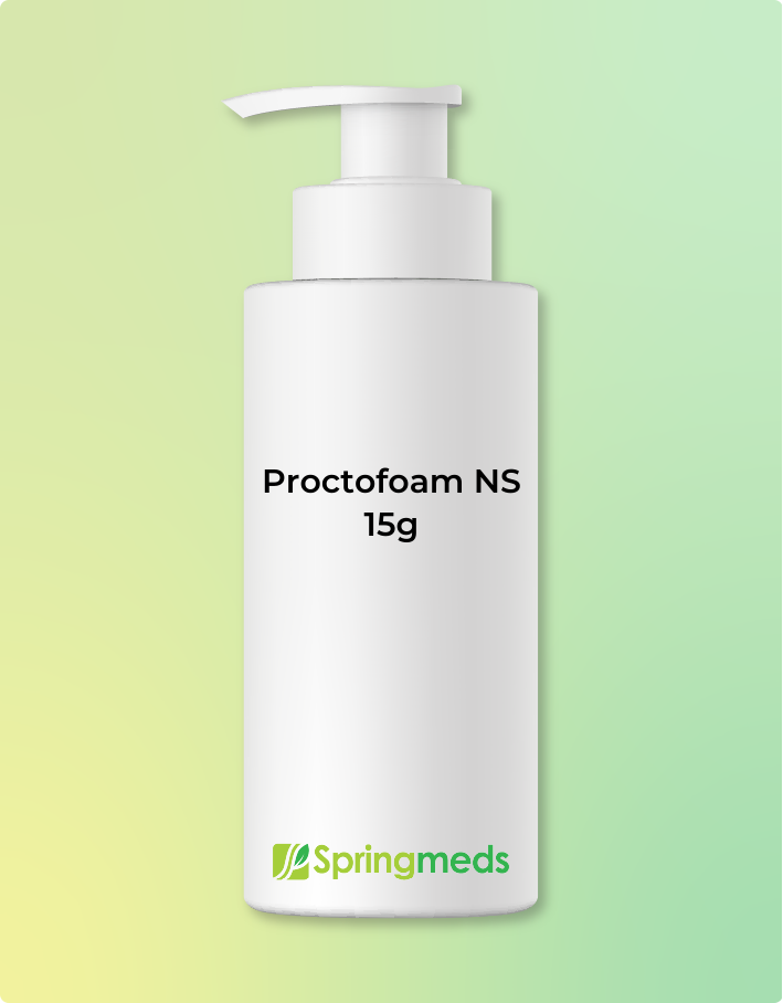 Buy Proctofoam NS 1% Foam 15 gm Online - Spring Meds